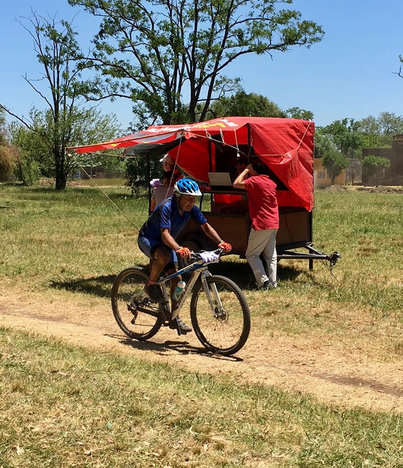 Rural Bike. "El guerrero" Omar Chaar segundo en Carboni. - El Navarrero
