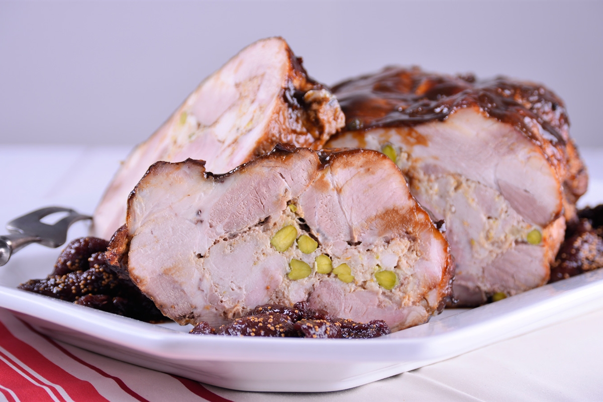 Cocina. Hoy, "Paleta de cerdo rellena" - El Navarrero