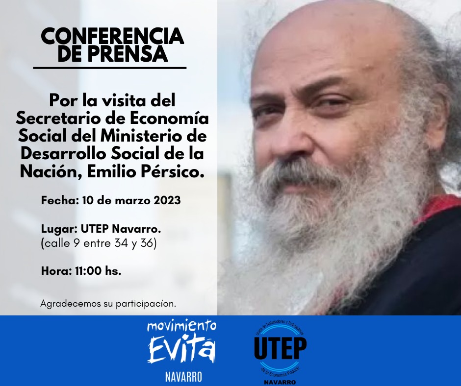 El dirigente social Emilio Pérsico dará una conferencia de prensa en la ...